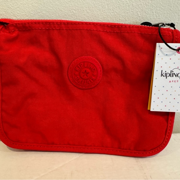 Kipling | Bags | Nwt Kipling Tomato Red Pouch | Poshmark